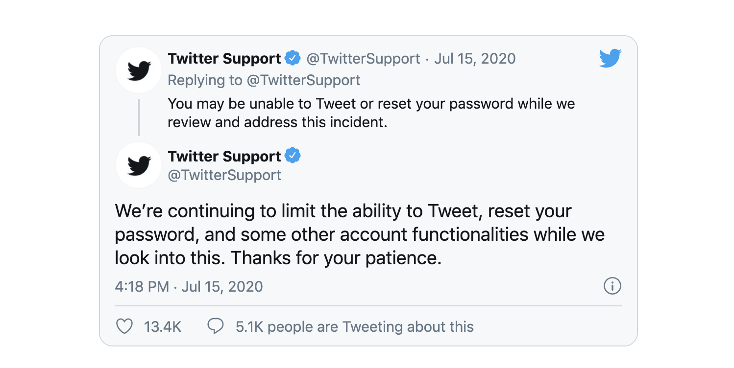Twitter hacked: Impacts of Identity and Social Engineering