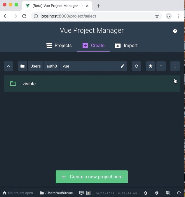 Vue CLI UI for Easy Project Management