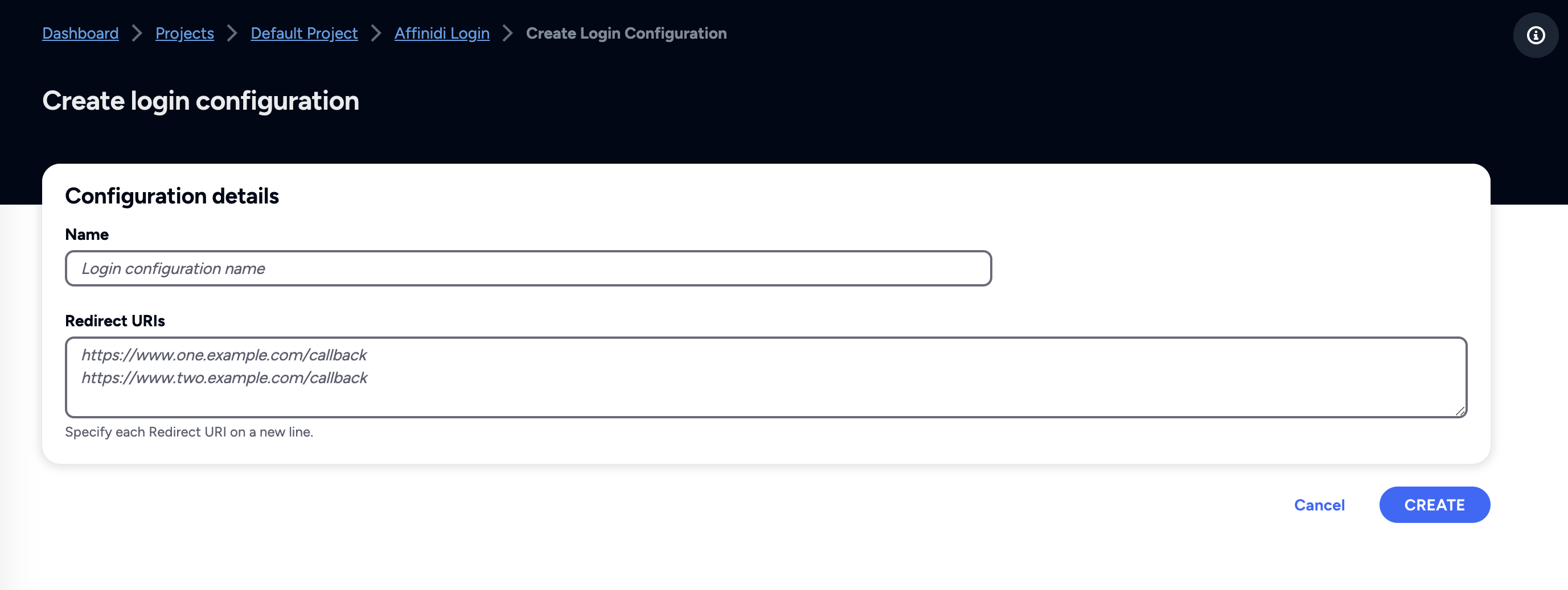 Click on create and confirm if all the details are correct.