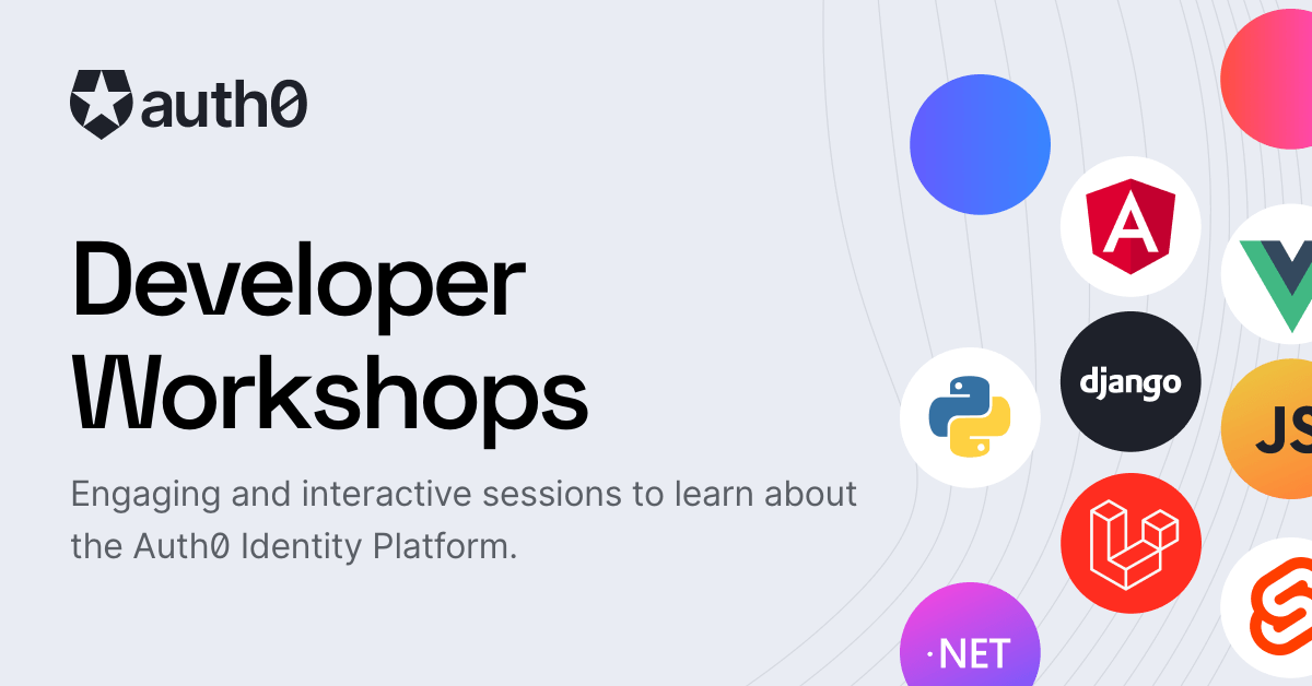 Auth0 Authentication and Authorization Developer Workshops