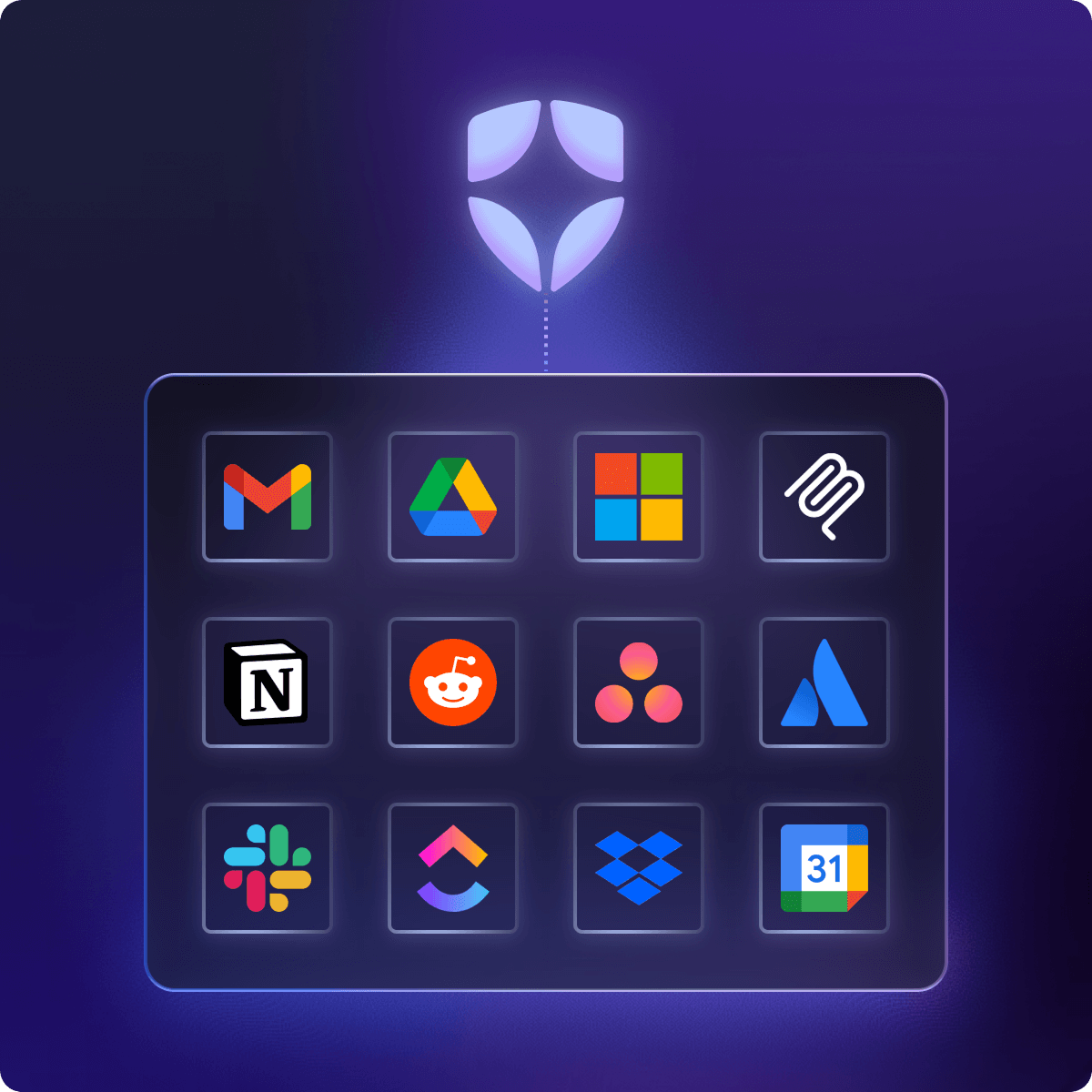 Diagram depicting different applications being used as actions or integrations with Auth0 at the ...