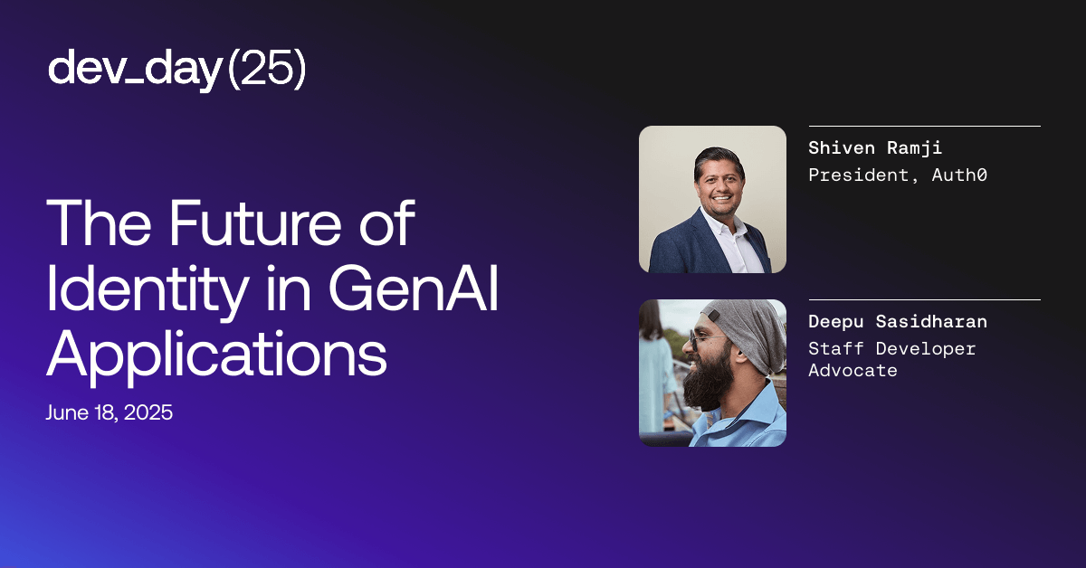 The Future of Identity in GenAI Applications